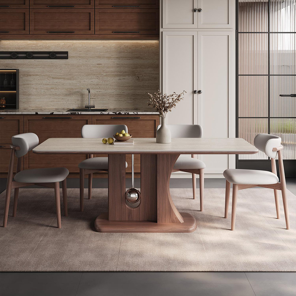 Elamer Rectangular dining table sets simple fashion | Wayfair