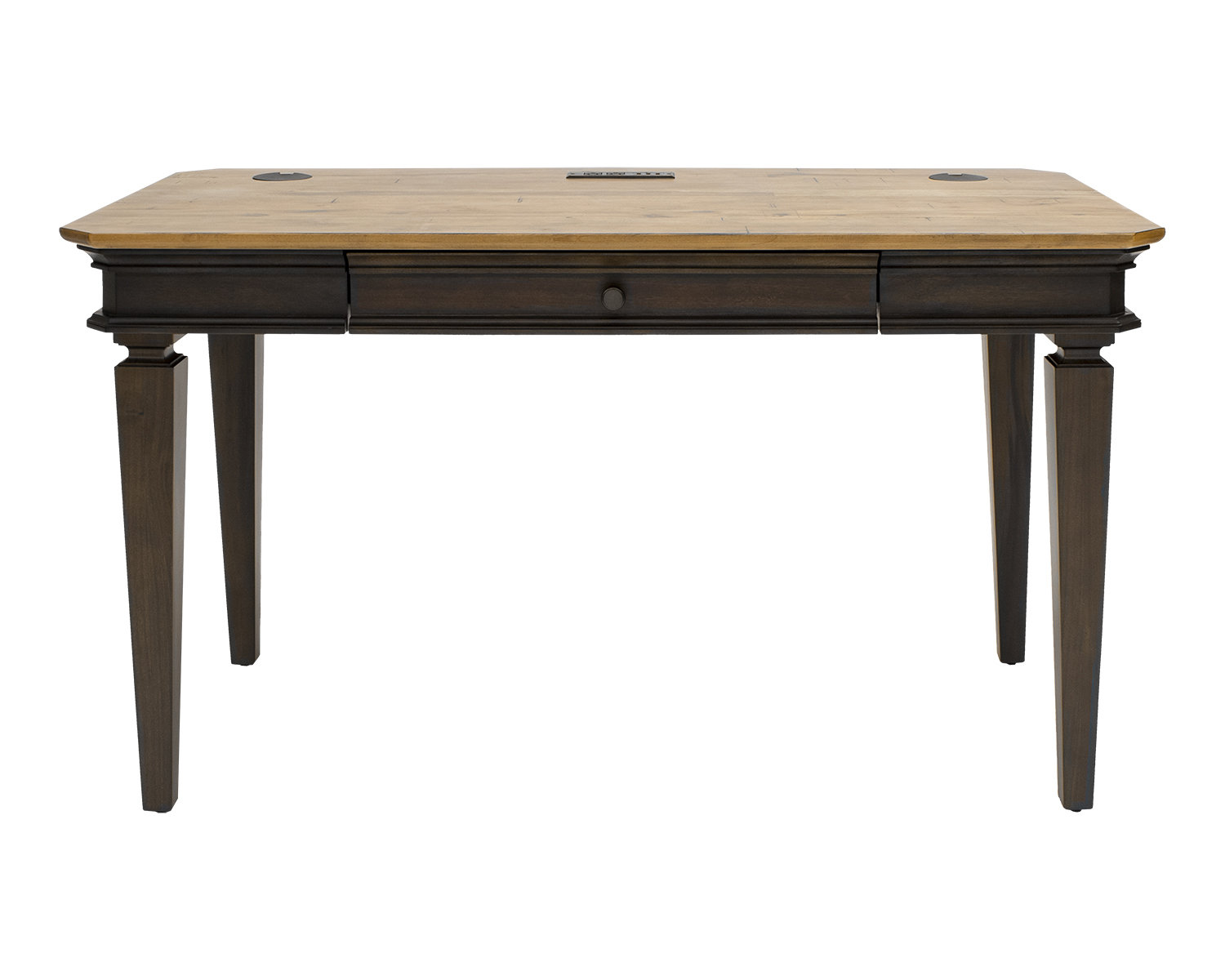 Canora Grey Arjunveer Desk with Built in Outlets | Wayfair