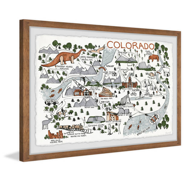 National Geographic Maps Colorado State Wall Map & Reviews | Wayfair
