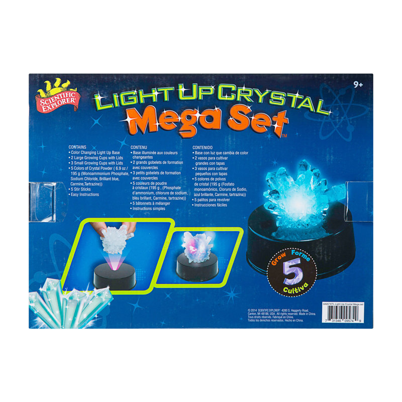 Scientific Explorer Light up Crystal Mega Set | Wayfair