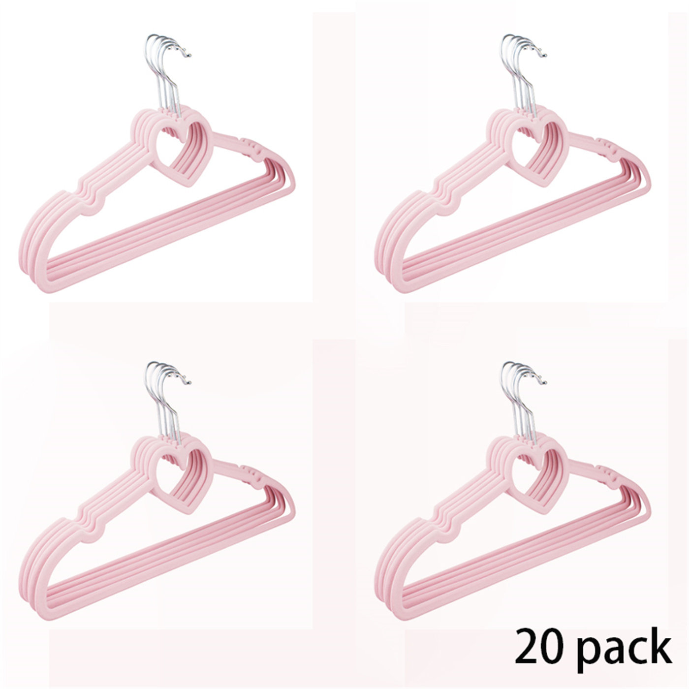 Rebrilliant Velvet Flocked Clothes Hangers | Wayfair