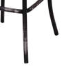 Ophelia & Co. Four-Legged Bar Stool With Metal Cross Back And Footrest ...