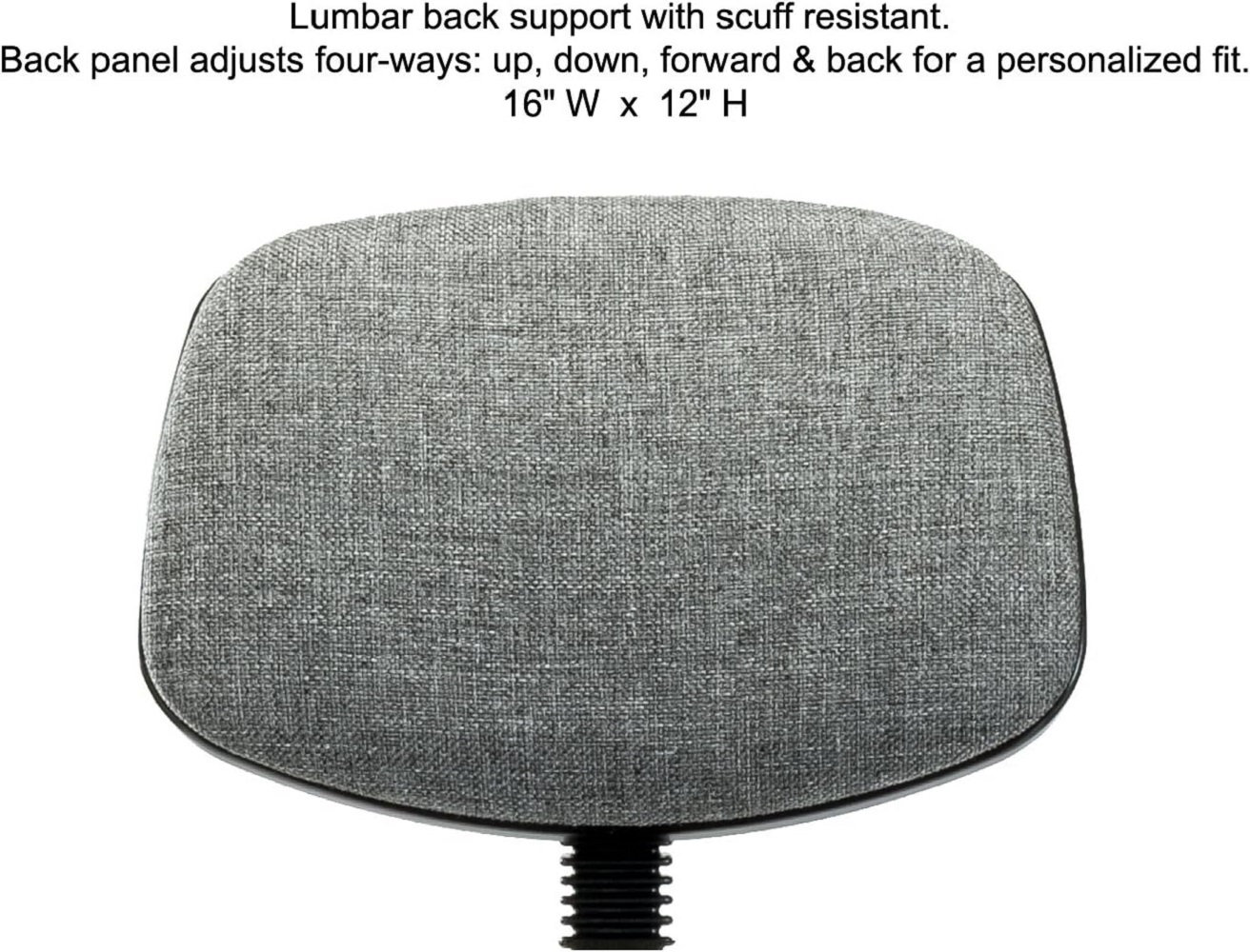 Perch Chairs & Stools PERCH Laboratory Chair with Adjustable Back ...