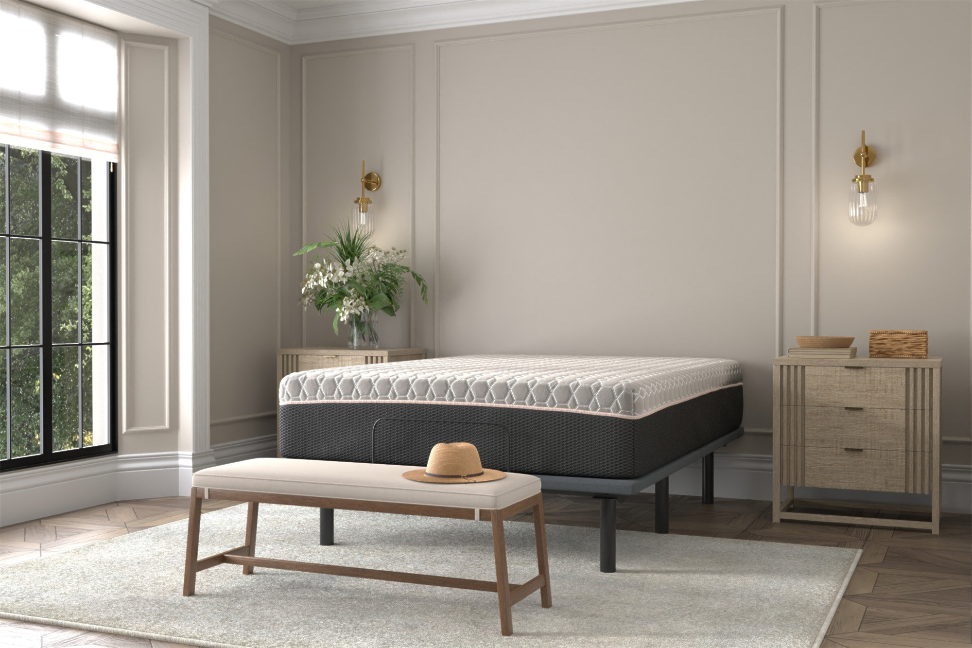 Alwyn Home Copper Lux Hybrid Mattress With Copper Infused Contouring ...