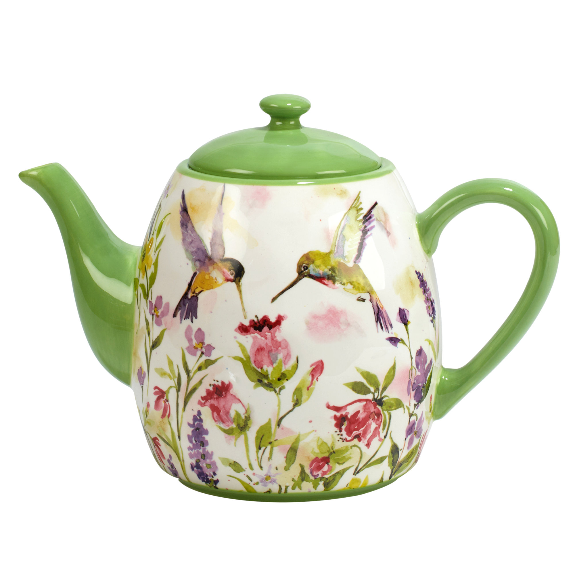 Certified International Hummingbirds Teapot 40 oz. | Wayfair