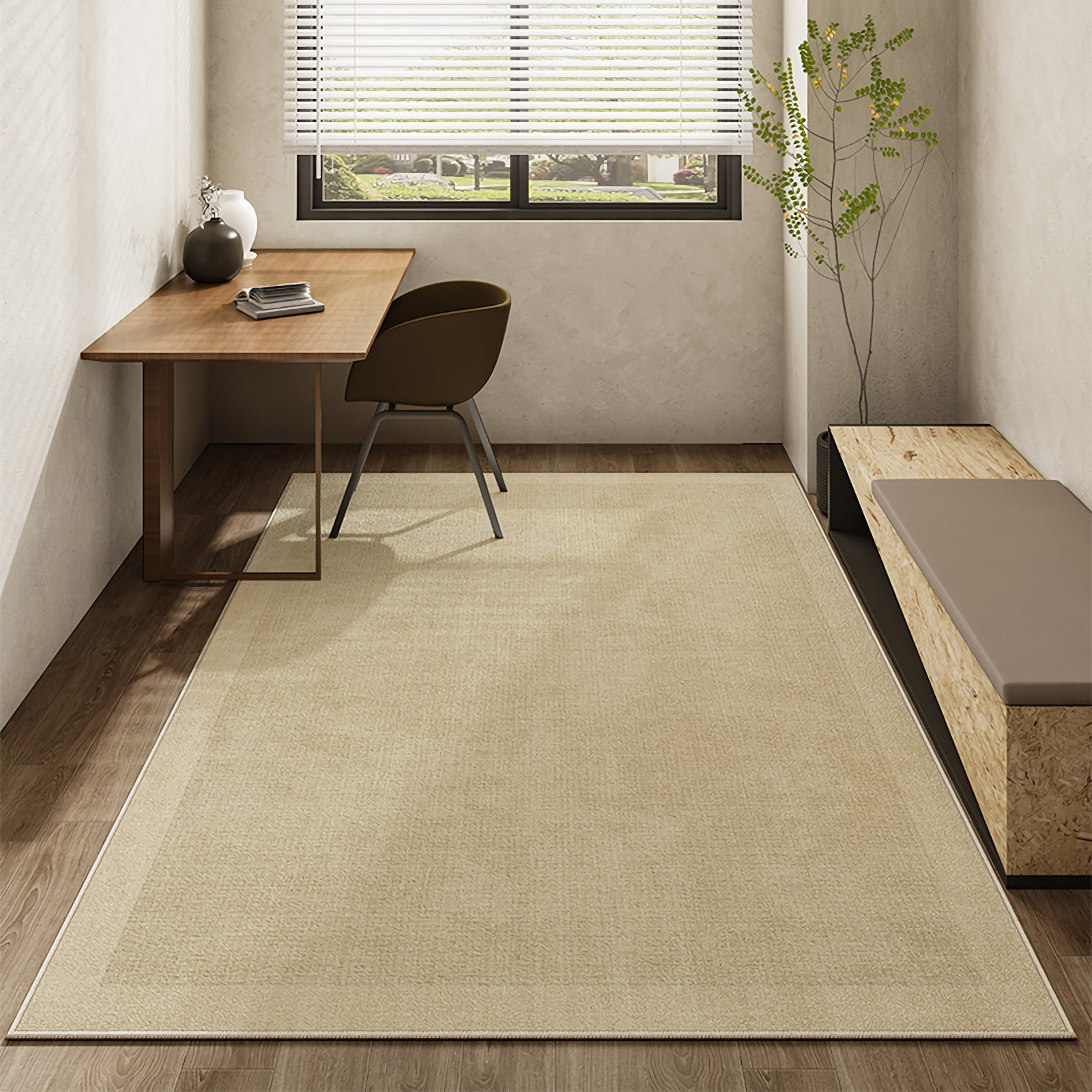 PURHOC Carpet, Swivel Chair, Chair, Floor Mat, Home Living Room ...