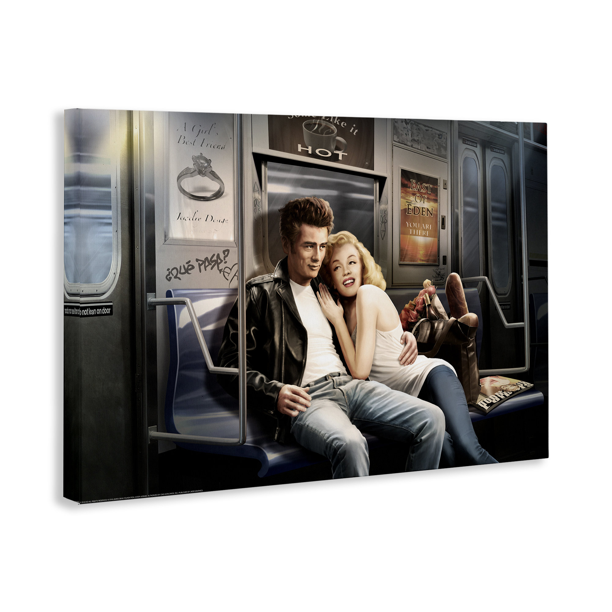 Winston Porter Subway Ride Famous Figures Canvas Wall Art, design by ...