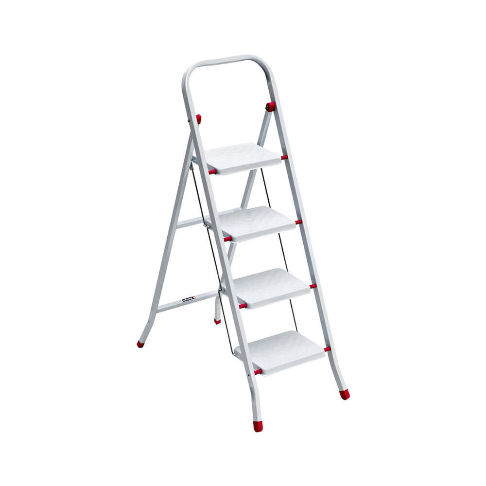 WFX Utility™ Folding Lightweight Step Ladder, Step Stool With Rail, 4 ...