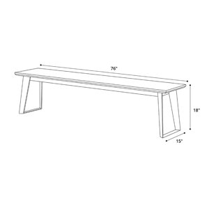 AllModern Rami Upholstered Bench & Reviews | Wayfair