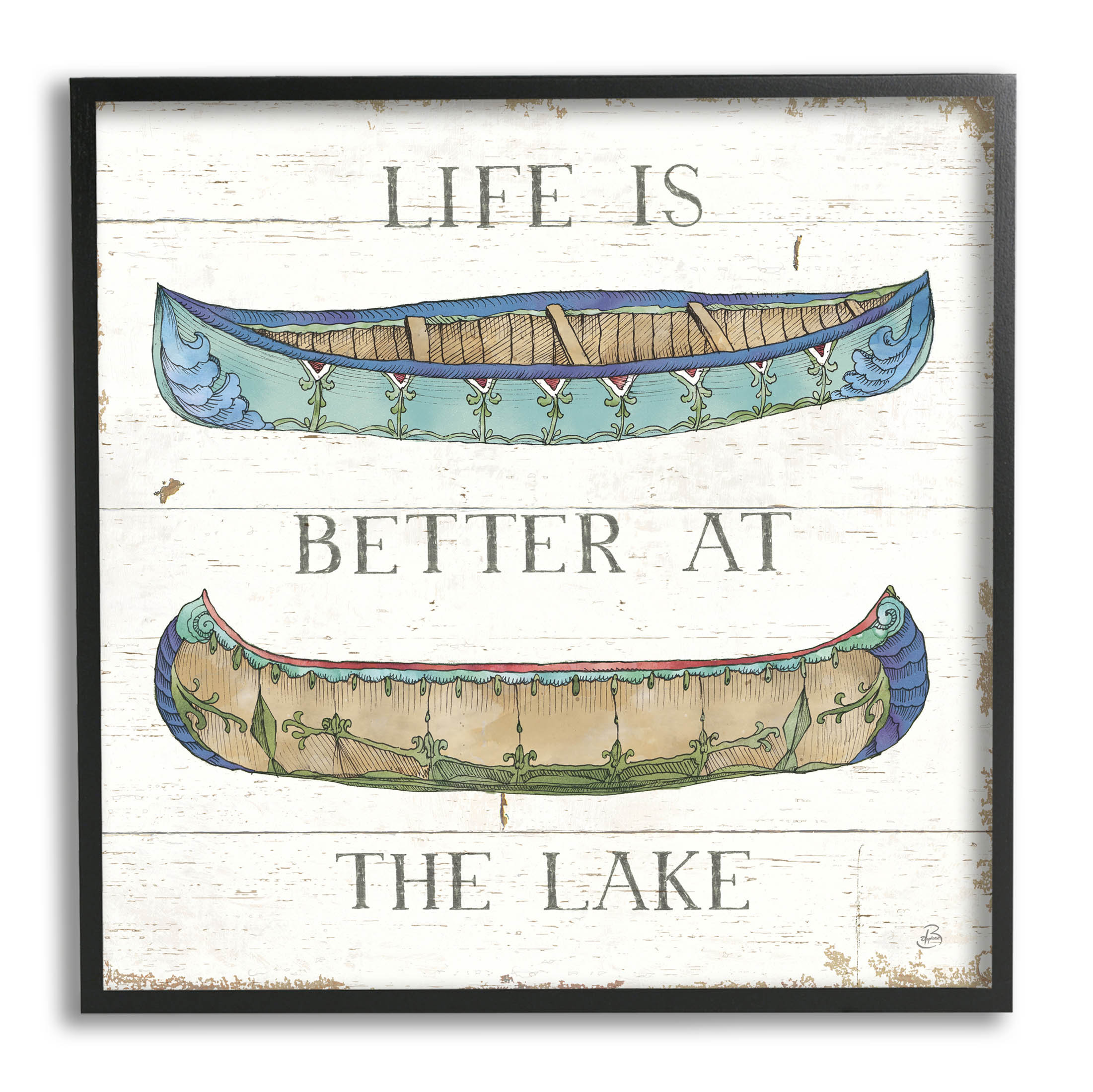 Trinx Life Better at Lake Weathered Canoes by Daphne Brissonnet ...