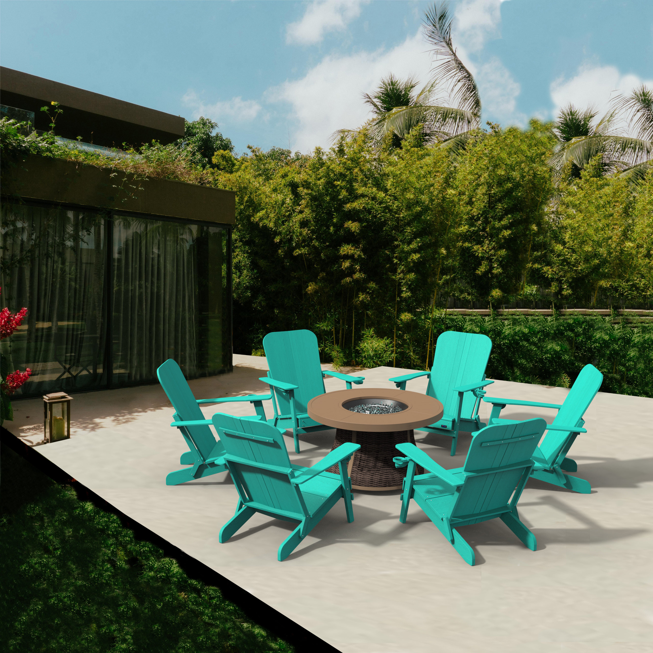 Highland Dunes Aaraiz 7 Piece Multiple Chairs Seating Group & Reviews ...