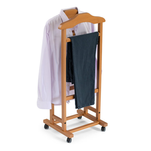 August Grove Hobner Solid Wood Free-standing Valet Stand | Wayfair.co.uk
