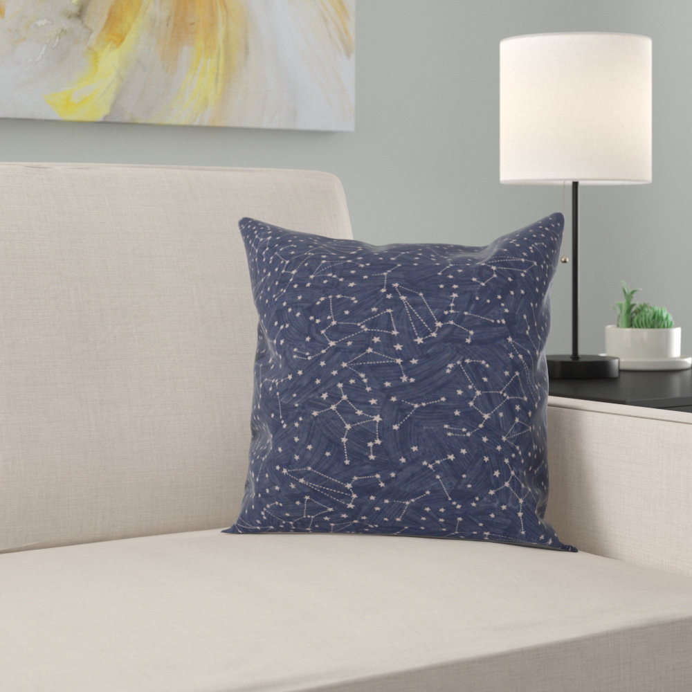 Deny Designs Dash and Ash Nights Sky Indoor/Outdoor Throw Pillow | Wayfair