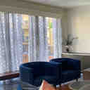 Wrought Studio™ Knushevia Geometric Semi-Sheer Grommet Single Curtain ...