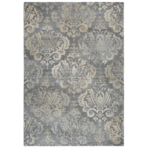One Allium Way® Thora Wool Floral Rug & Reviews | Wayfair