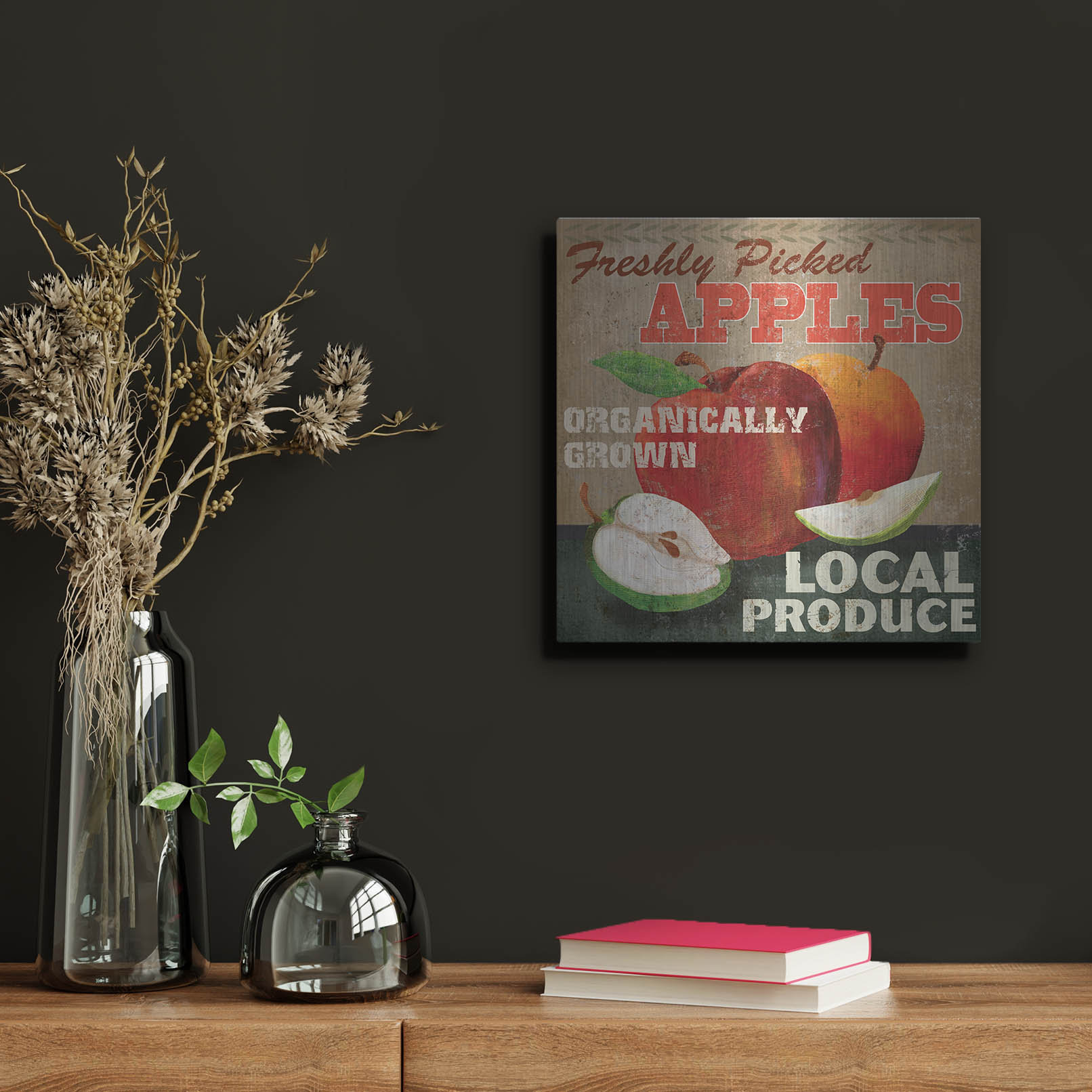 August Grove® 'Apples' by Fiona Stokes-Gilbert Metal Wall Art | Wayfair