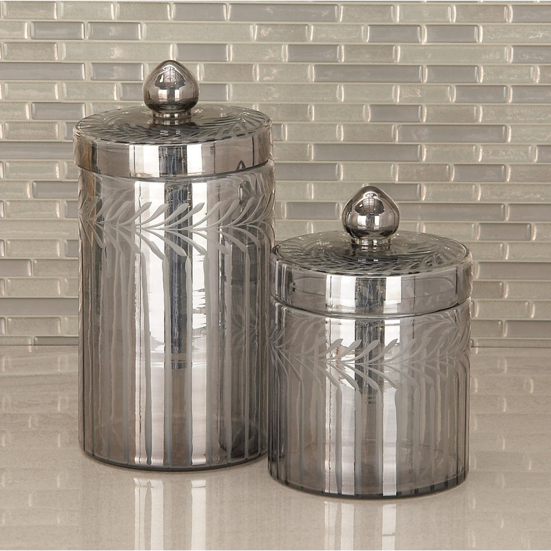 Latitude Run® 2 Piece Kitchen Canister Set & Reviews | Wayfair