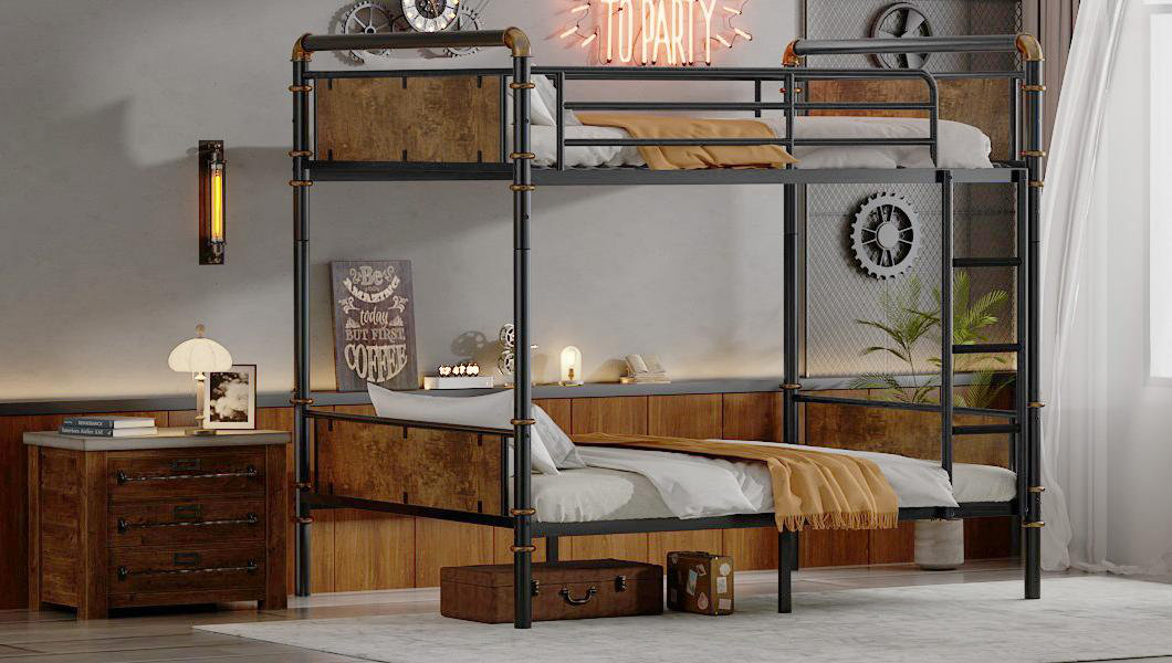 Latitude Run® Industrial - Designed Detachable Bunk Beds Equipped with ...
