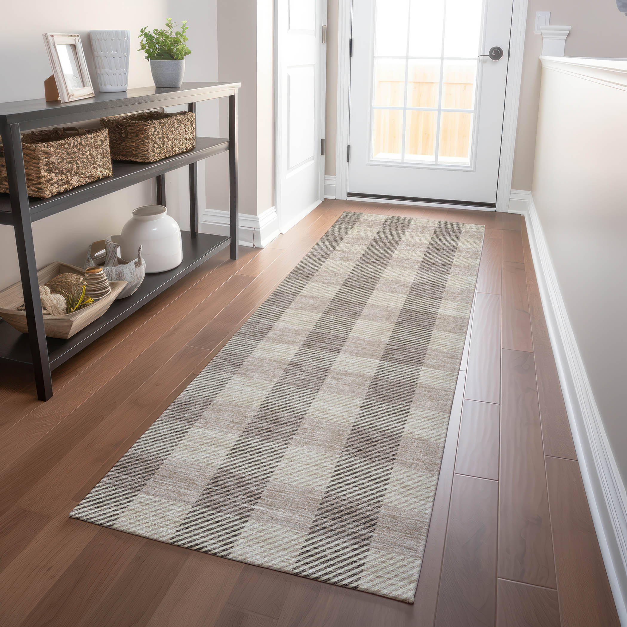 Langley Street Lamanna Indoor/Outdoor Area Rug with Non-Slip Backing ...