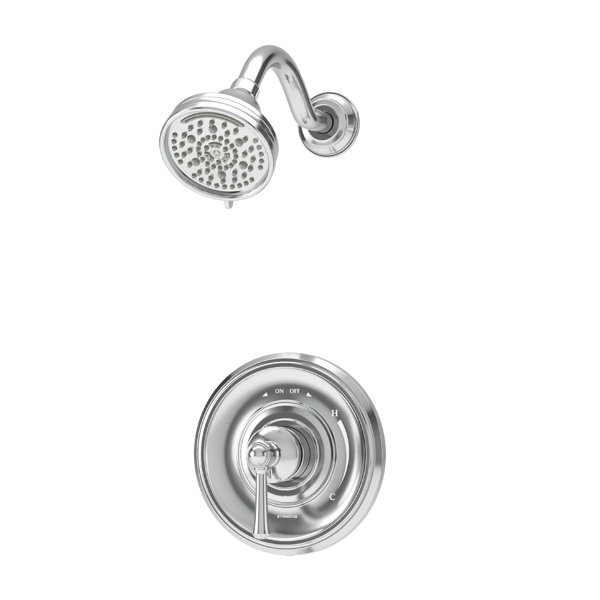 Symmons Braston HydroMersion Multi Spray Shower Trim Kit with Volume ...