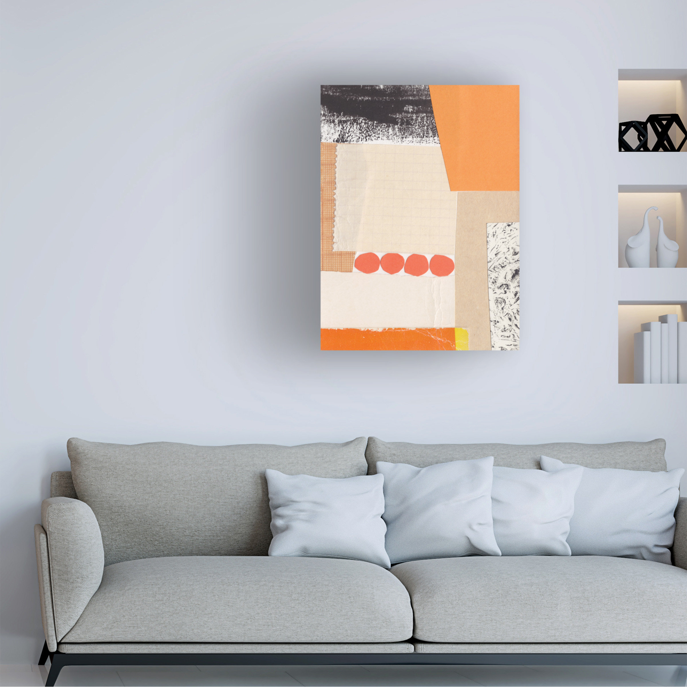 Trademark Fine Art Alisa Galitsyna One Color Collection Tan Hide Canvas ...