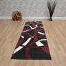 Ebern Designs Fordbridge Abstract Red/Black Area Rug & Reviews | Wayfair