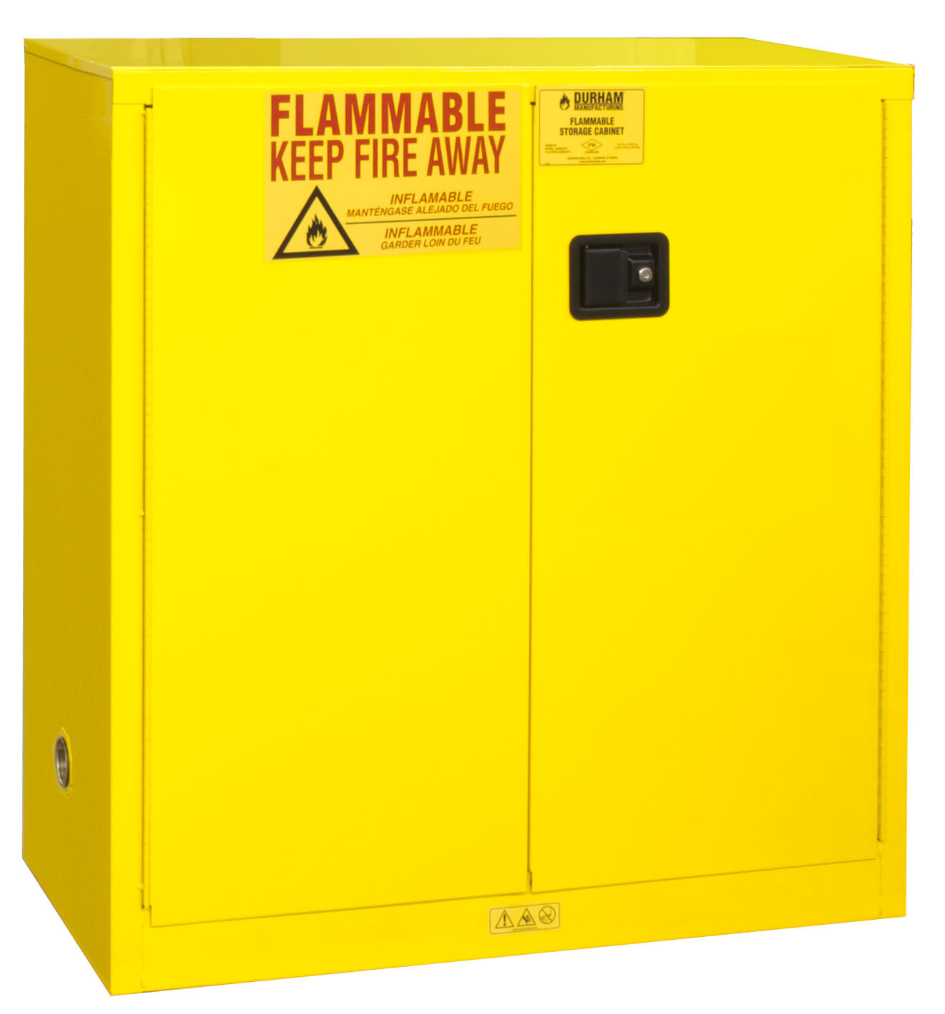 Durham Manufacturing 44" H x 43" W x 18" D Manual Door Safety Cabinet ...