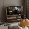 Hokku Designs Wooden Mobile TV Cabinet with Storage for Living Room ...