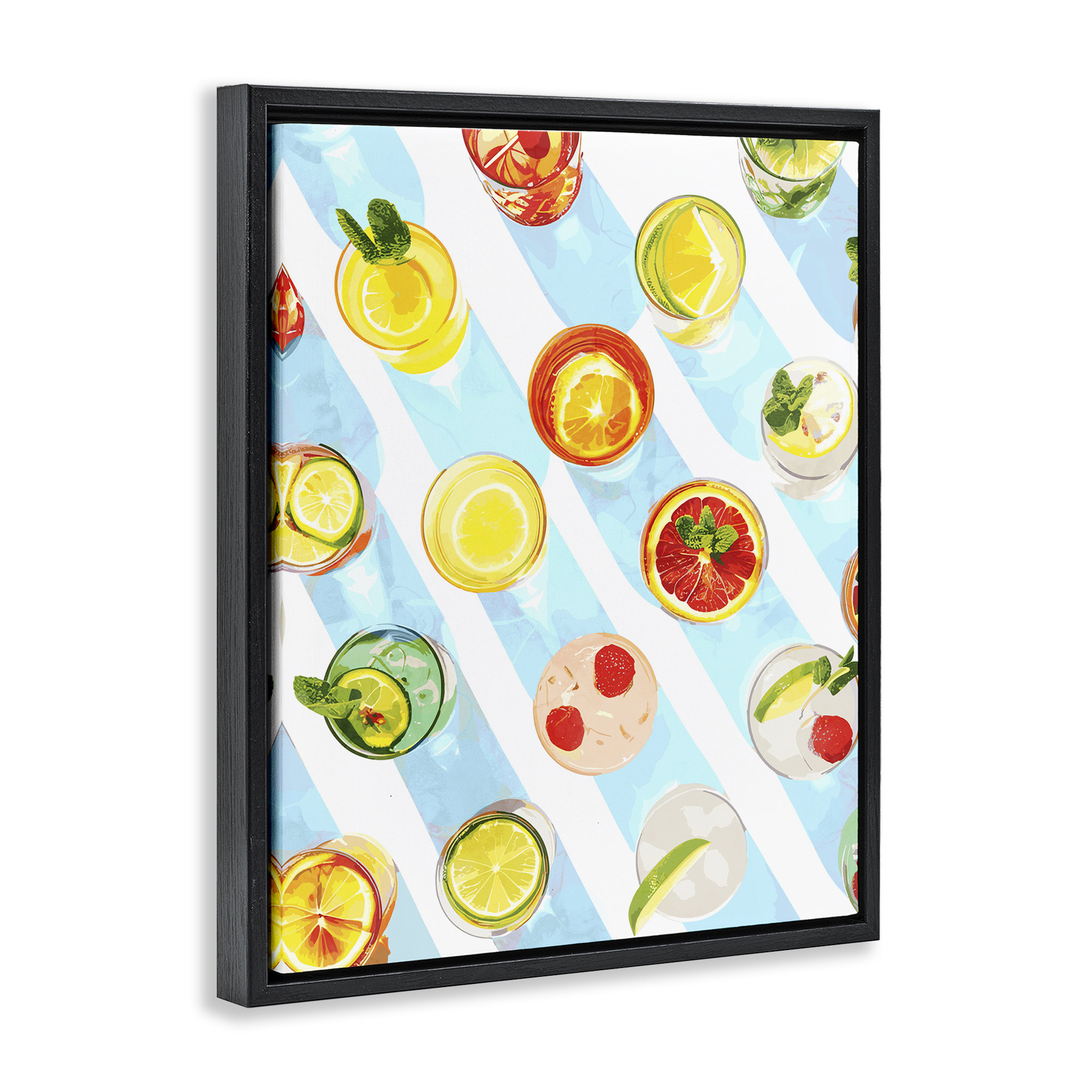 Mercer41 Aerial View Cocktails Canvas Wall Art by Daphne Polselli | Wayfair