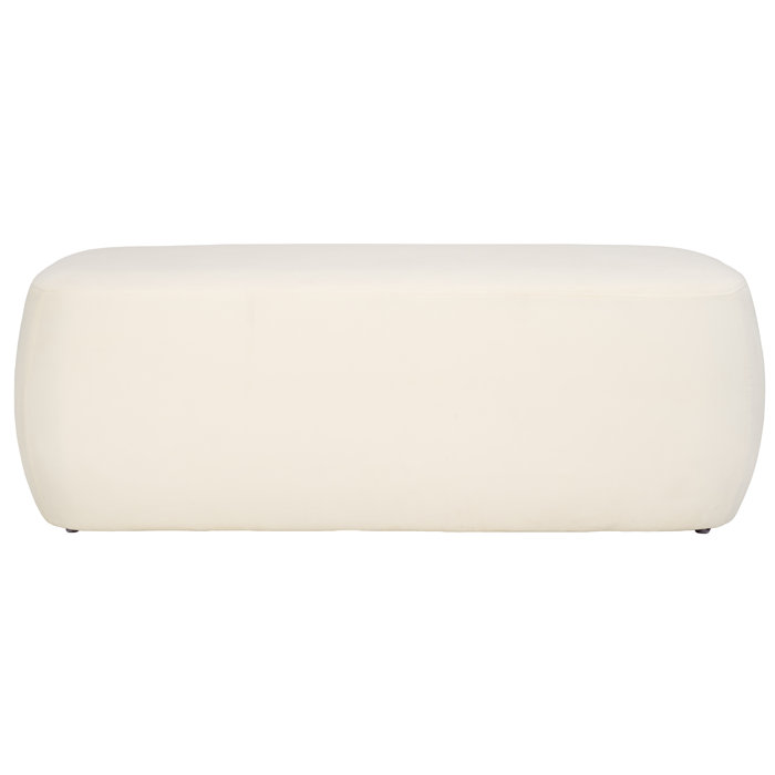 Ivy Bronx Immani Velvet Ottoman | Wayfair