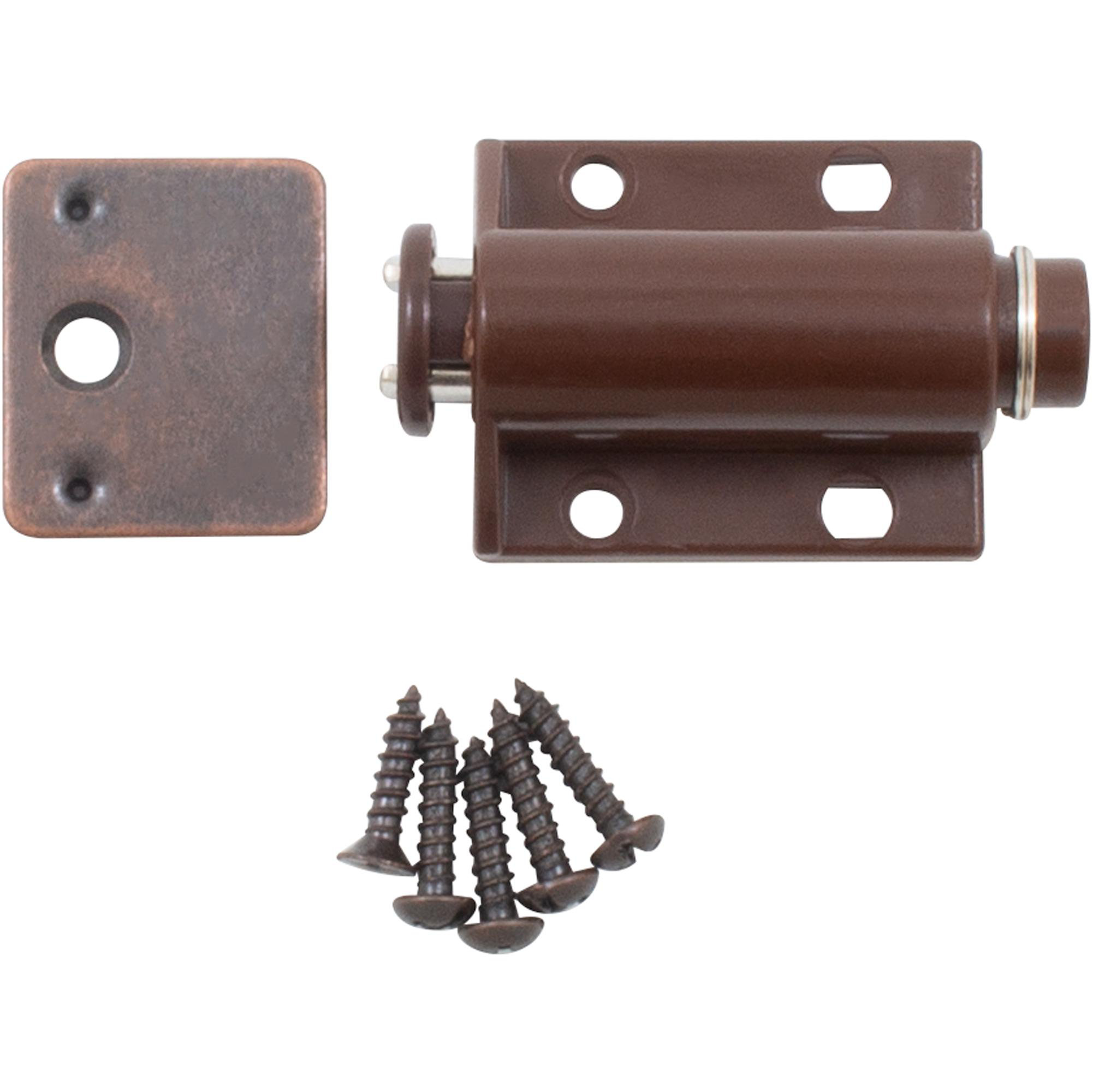 Stone Harbor Hardware Magnetic Touch Latch, Single, Dark Brown By Stone ...