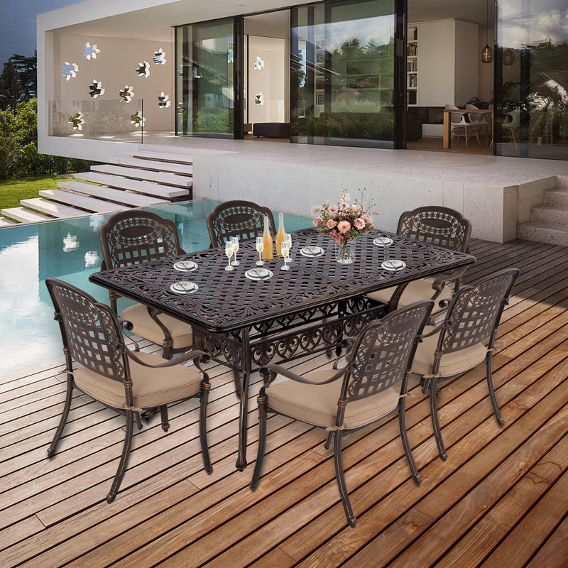 dining set with sofa seating