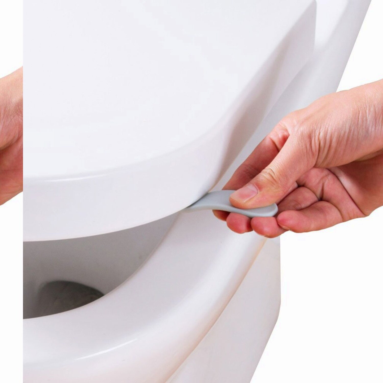 Symple Stuff Touch-Free Tet Lid Lifter: 4-Pack Self-Adhesive Cover ...