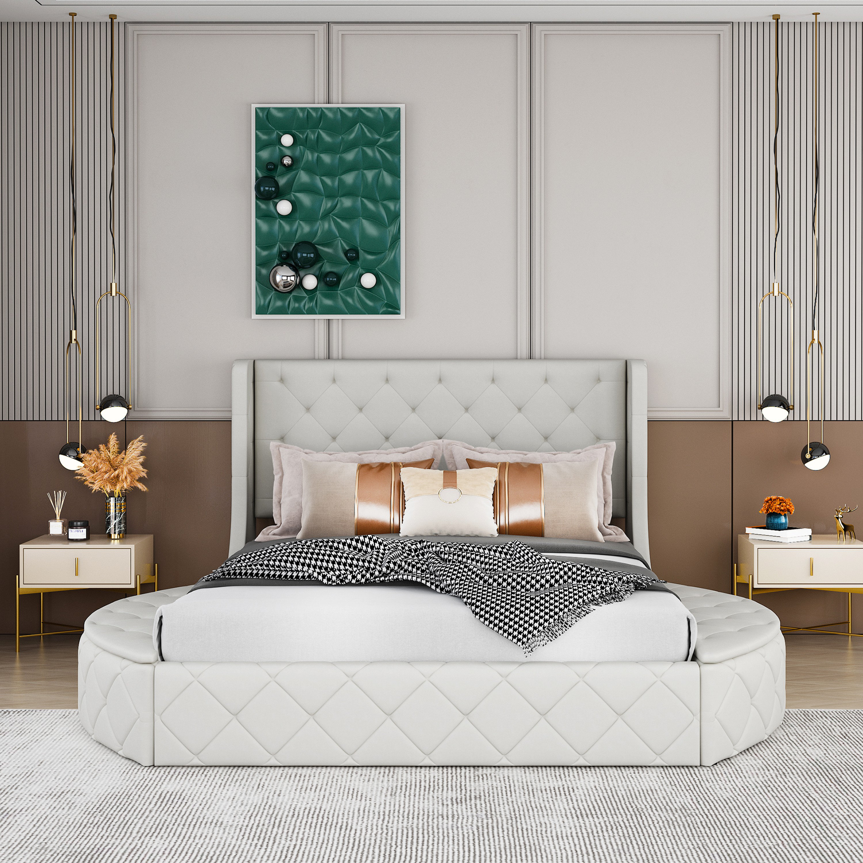 Red Barrel Studio® Bruning Queen Storage Platform Bed | Wayfair