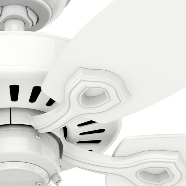 Hunter Fan 52" Builder Elite 5 - Blade Standard Ceiling Fan with Pull ...