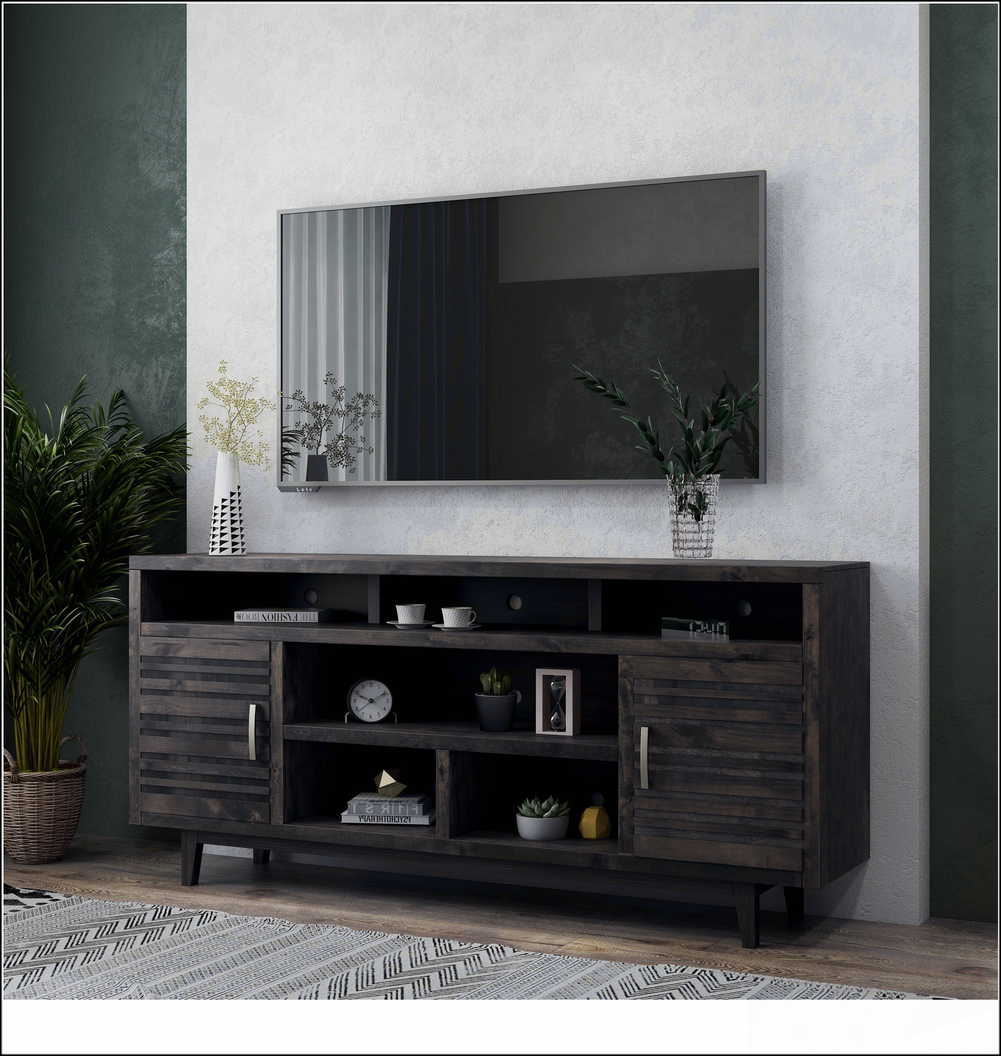 17 Stories 76 Inch TV Stand Console for TVs up to 90 inches, No ...