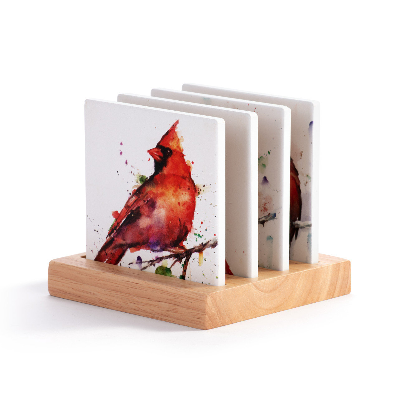 DEMDACO Cardinal Coasters - Set Of 4 - Wayfair Canada
