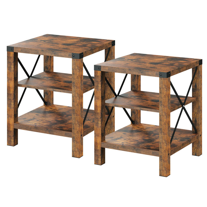 Gracie Oaks Tristica End Table Set & Reviews | Wayfair