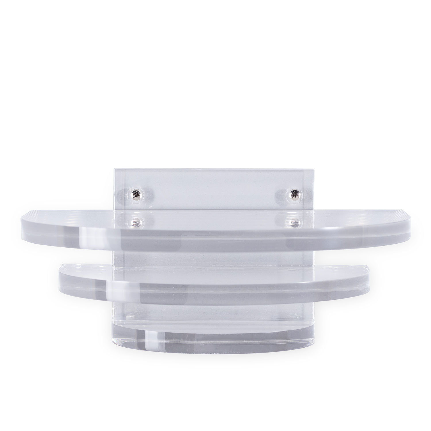 Port 68 , 10" H x 8.5: W x 5" D Deco Sq. Onyx Lucite Shelf - Wayfair Canada