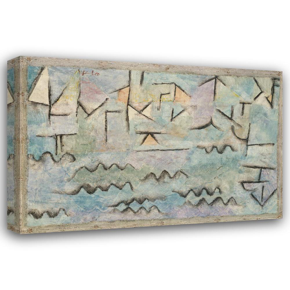 George Oliver "The Rhine at Duisburg" by Paul Klee - Gallery Wrap ...