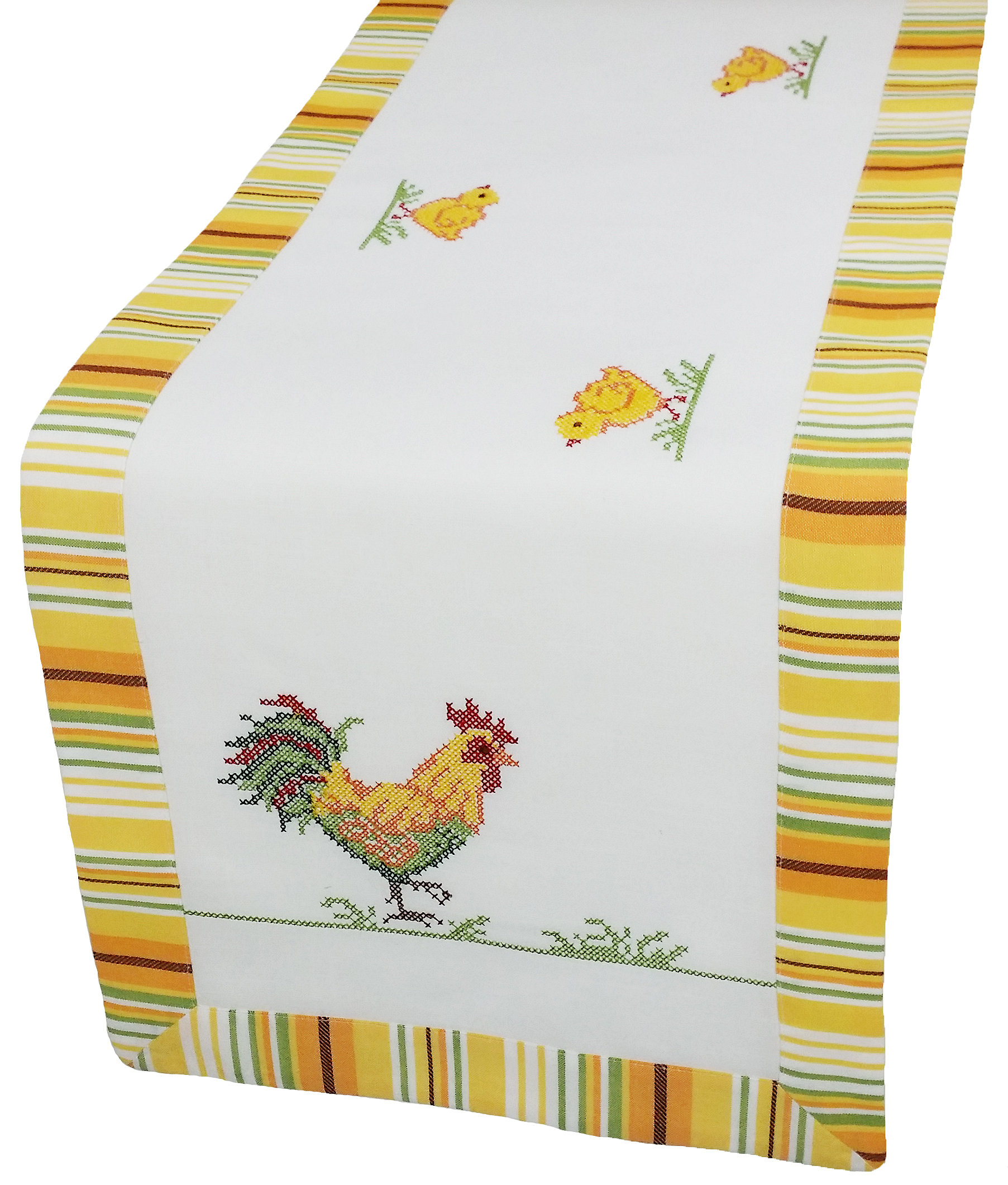 The Holiday Aisle® Hens&Chicks-16X34-Table Runner | Wayfair