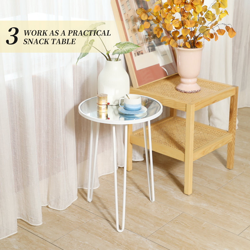 George Oliver Dier 21.5'' Tall Outdoor Modern Side Table & Reviews ...