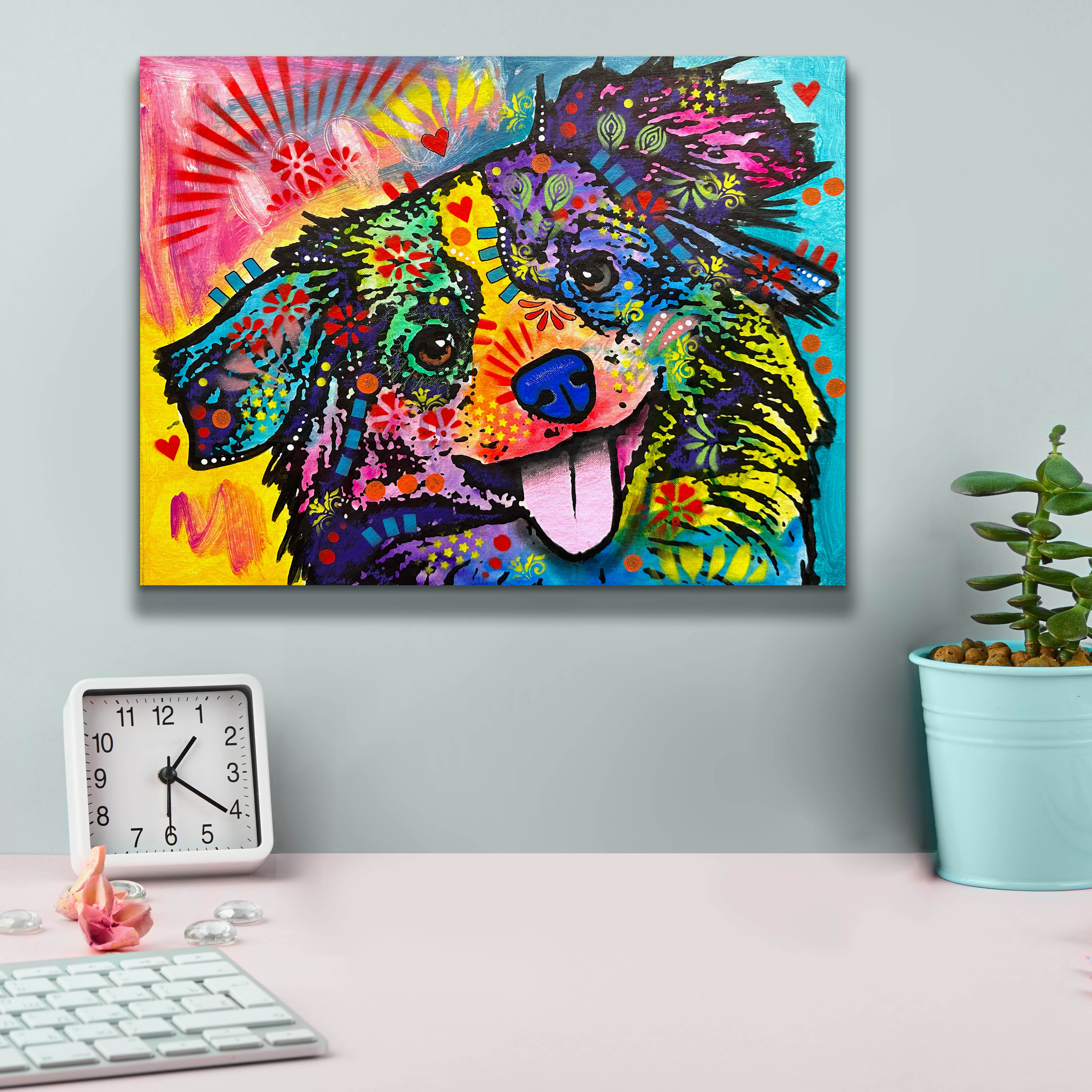 Red Barrel Studio® " Fuzzy Pupper " by Dean Russo | Wayfair