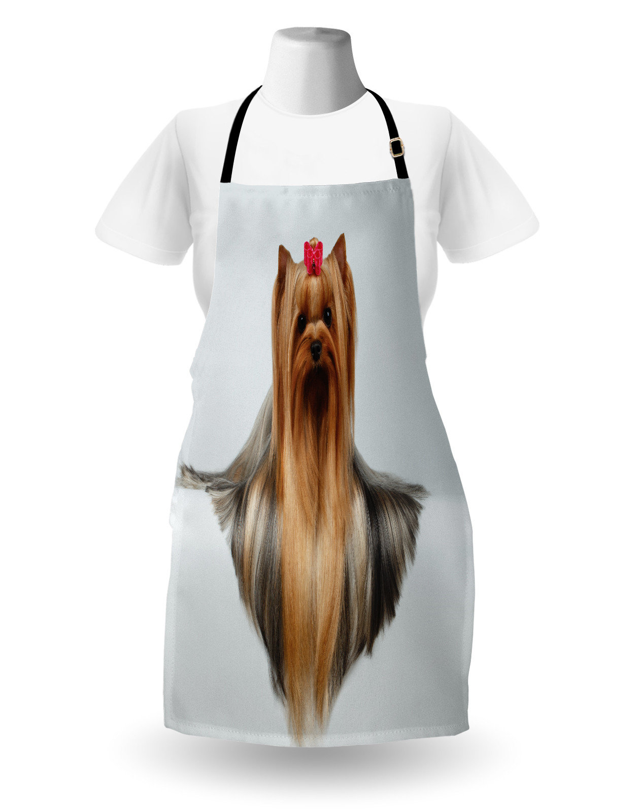 East Urban Home Yorkie Apron Unisex, Groomed Hair, Adult Size, Brown ...