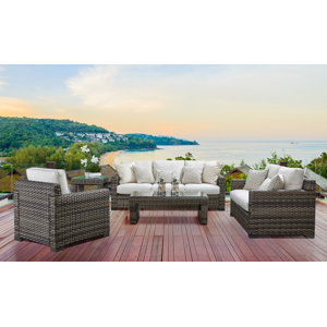 Rosecliff Heights Varney Patio Chair with Sunbrella Cushion | Wayfair