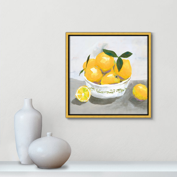 Joss & Main Lemons Framed by Isabelle Z Painting - Wayfair Canada