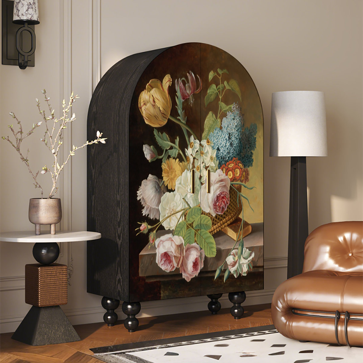 Latitude Run® Multifunction household bedroom French wardrobe | Wayfair