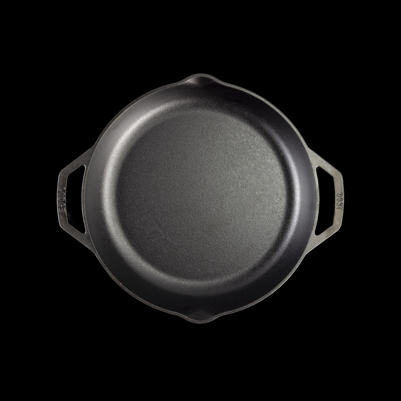 Lodge Chef Collection 14 Inch Seasoned Cast Iron Skillet & Reviews ...
