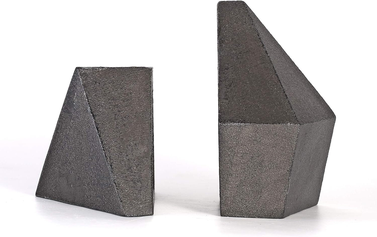 Orren Ellis Decorative Bookends, Heavy Duty Cast Iron, Art Shelf Decor ...