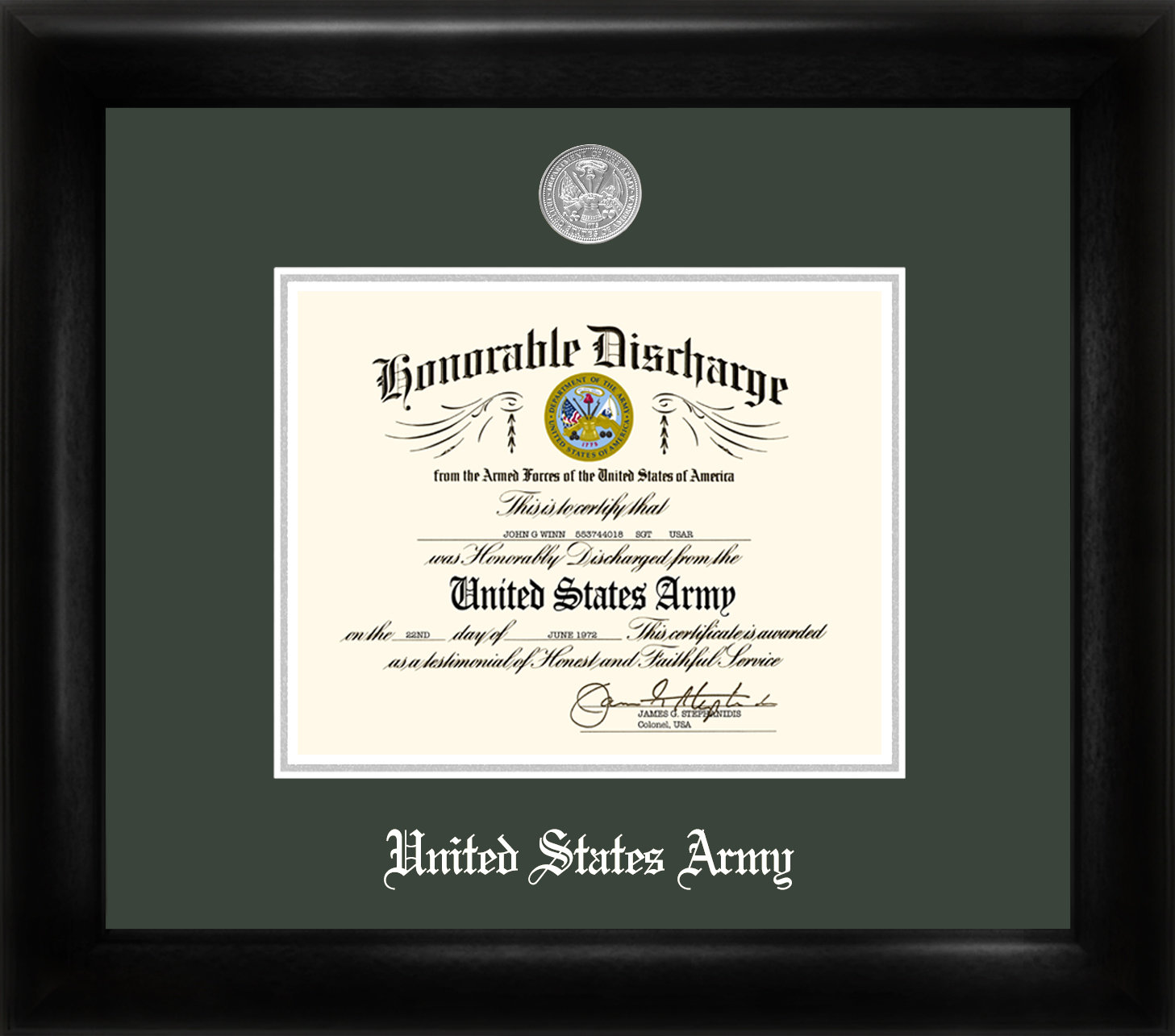 Patriot Frames Army Discharge Picture Frame - Wayfair Canada